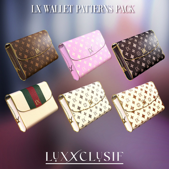 Second Life Marketplace - [LUXXCLUSIF] LX Wallet - Patterns Pack